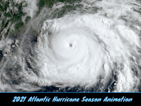 2021 Atlantic Hurricane Season Animation
