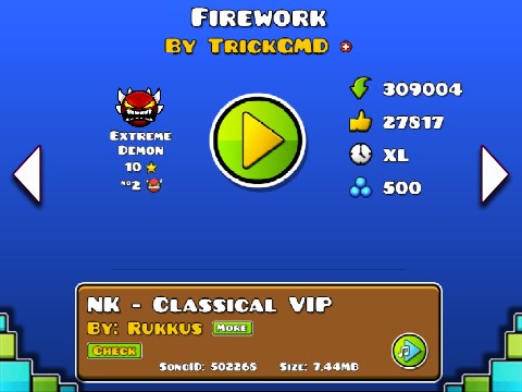 Geometry Dash Firework Auto