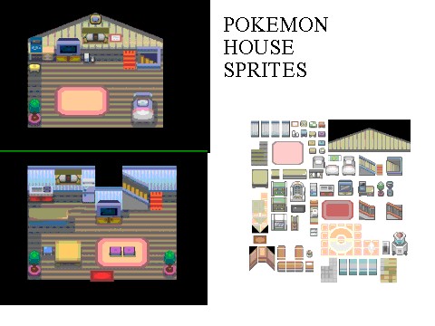 pokemon house sprites