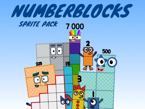 Numberblocks sprite pack!
