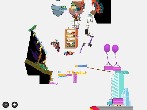 Getting Over It - Entire Map