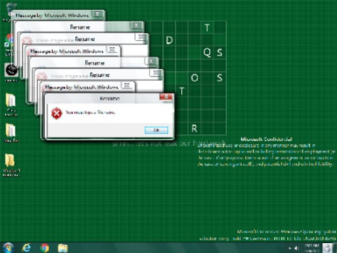 Windows 8 Build 7963 Crazy Error
