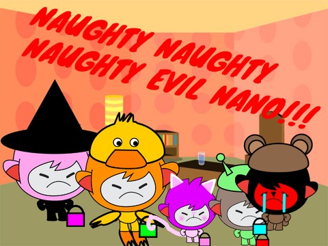 EVIL NANO GETS GROUNDED ON HALLOWEEN!!