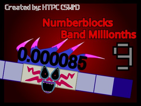 Numberblocks Band Millionths 9