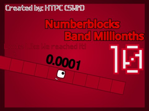 Numberblocks Band Millionths 10