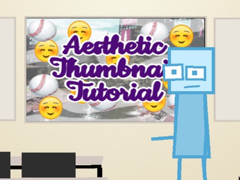 You present a thumbnail tutorial to your class