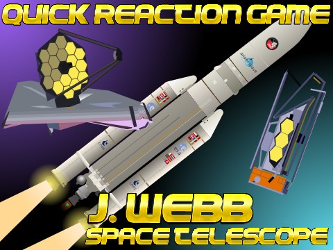 Quick Reaction Game - J.Webb Launch #jameswebb #jwst #ariane5 #all #games
