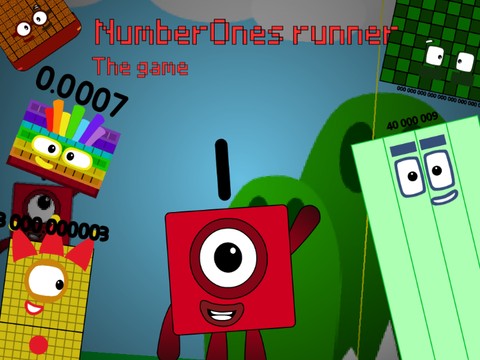 NumberOnes runner the Numberblocks game