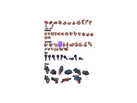 fnf hand vector asset