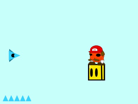 Triangle Guy Vs evil Mario