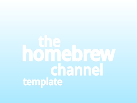 Homebrew Channel Template