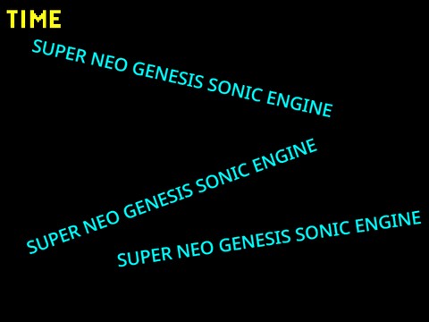 (UNFINISHED) Super Neo-Genesis Sonic Engine