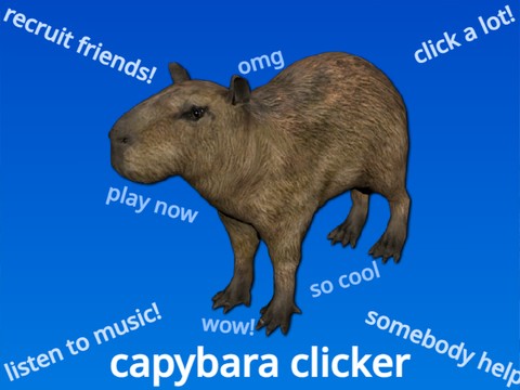 capybara clicker (now with music) #All #Games #Art #Capybara #Clicker #1