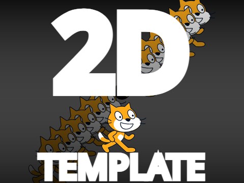 2D Template Cat