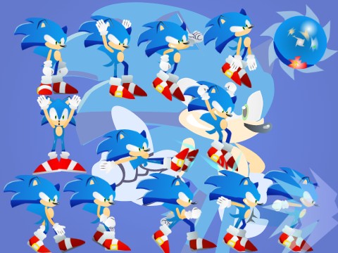 Modern Sonic Sprites
