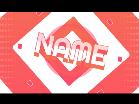 2D Red Intro Template