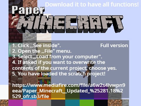 Paper Minecraft_Updated (1.16/1.18)