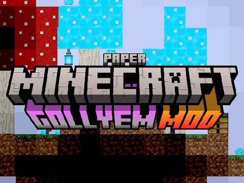 Paper Minecraft Gollyem Mod v1.10.5/1.11-13