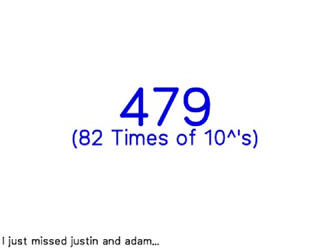 0 to absolutely everything.