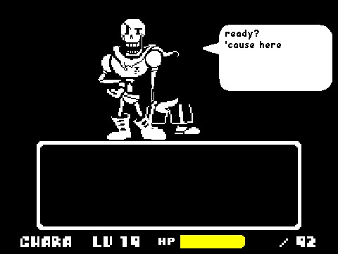 Hard mode sans custom attack