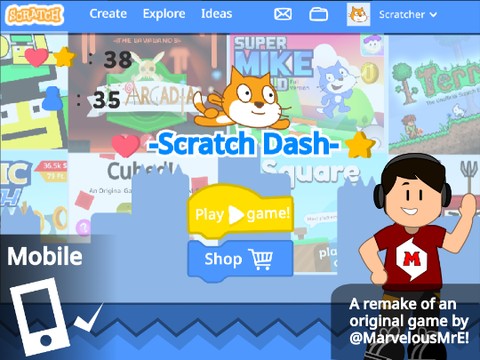 -Scratch Dash- #Games #All #Mobile