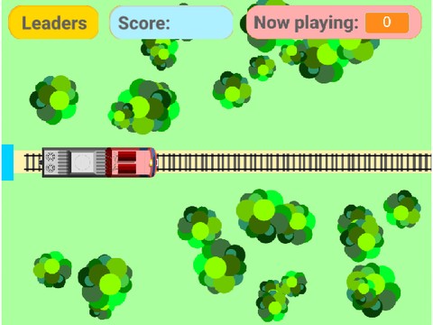 Train simulator on Scratch