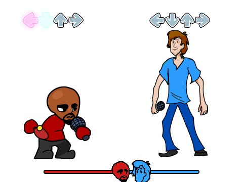 FNF Health Bar Originalized shaggy x matt