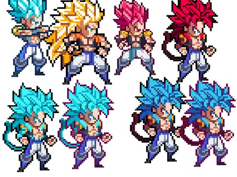 Gogeta (GT Super) Sprites