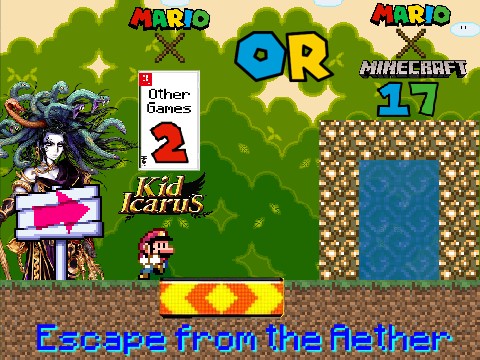 Mario X Other Games 2: Kid Icarus / Mario X Minecraft 17: Escape From the Aether