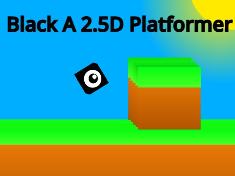 Black A 2.5D platformer v.0.2(engine) #games #engine #all #platformer #2.5d