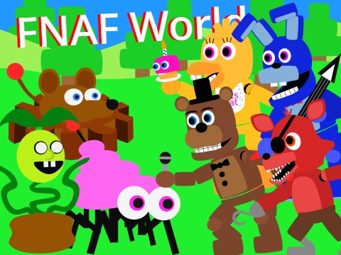 Fnaf World but in Scratch