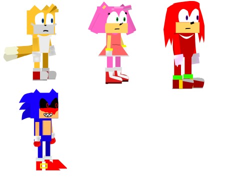 Sonic EXE: The Disaster vector animations