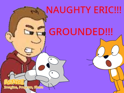 Scratch Cat saves Classic Scratch Cat from Eric/UNGROUNDED