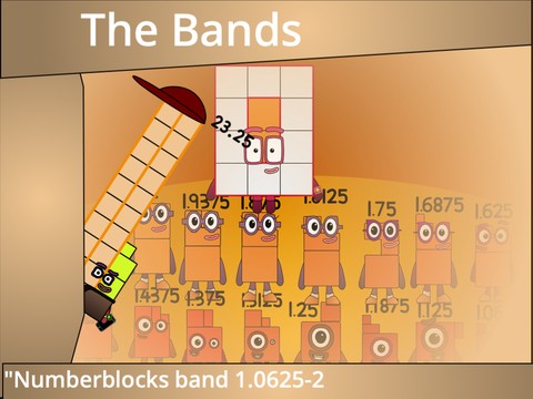 NumberBlocks Band sixteenths 1.0625-2 remix
