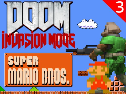 DOOM: Invasion Mode - Super Mario Bros.