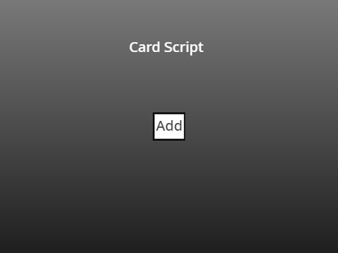 Card Game Script