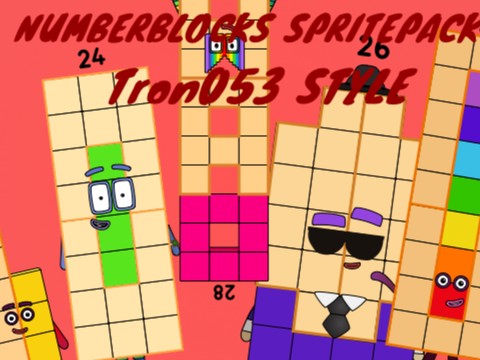 Numberblocks Spritepack (Tron053 Style)