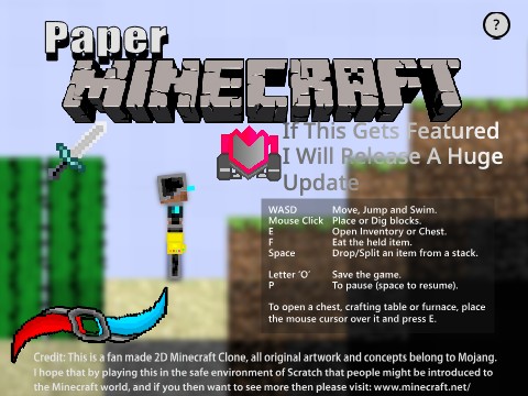 Paper Minecraft Infinity/Lost Infinity Mod