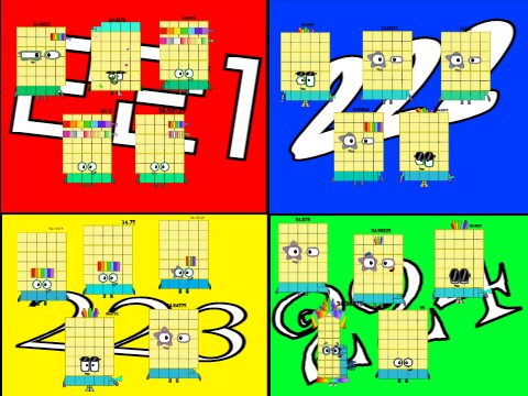 Numberblocks Band Thirty Seconds 221-224