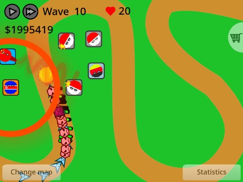 Country ball tower defense #games