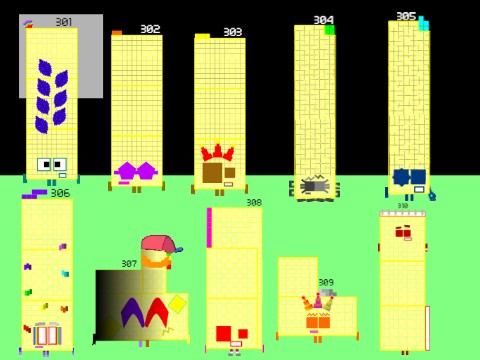 Numberblocks Band Retro 301-310 fixed