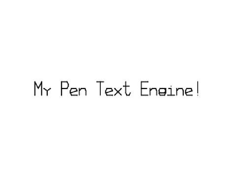 My Pen Text Engine! #tutorials #art