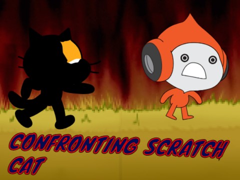 Confronting Scratch Cat...?