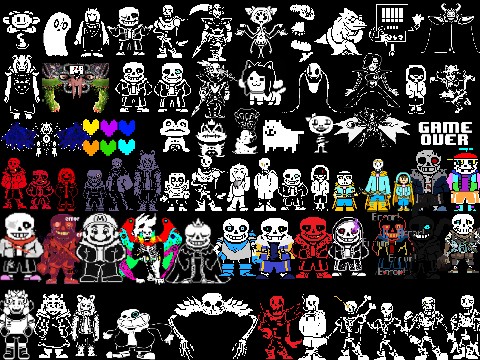 アンダーテール 素材＋ 修正版 undertale bgm! キラーとドリームと不信サンズ追加した☆ 本アカで投稿する用