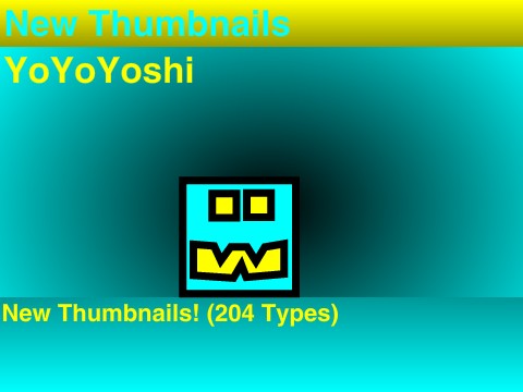 New Thumbnails! (204 Types)