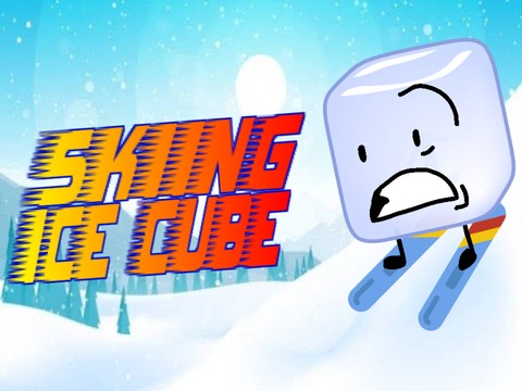 Skiing Ice Cube