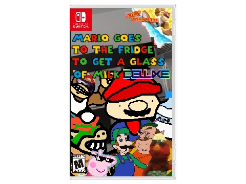 Mario Goes to the Fridge to Get a Glass of Milk DELUXE