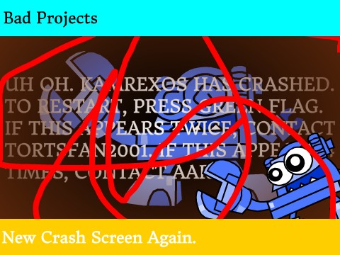 New Crash Screen Again.