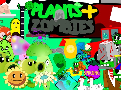 Plants vs. Zombies+ #PVZ #game #all #plus #+ #pie #party