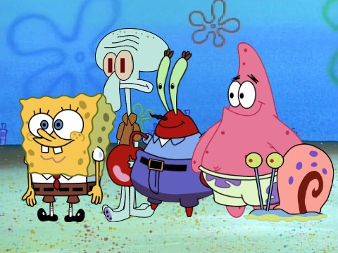 SpongeBob SquarePants - Main Characters from Help Wanted